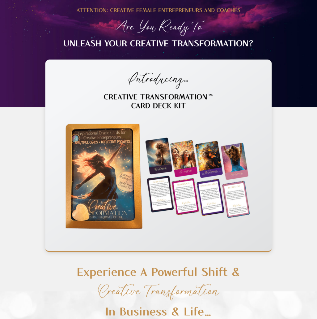 Creative Transformation Card Deck Kit - Patty Rose